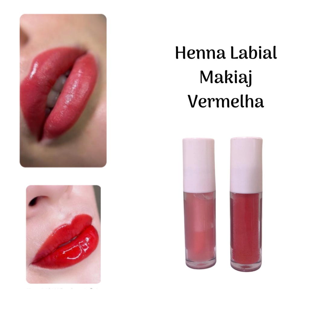 Henna labial Makiaj color Rojo ORIGINAL 100% organico natural – Tienda ...