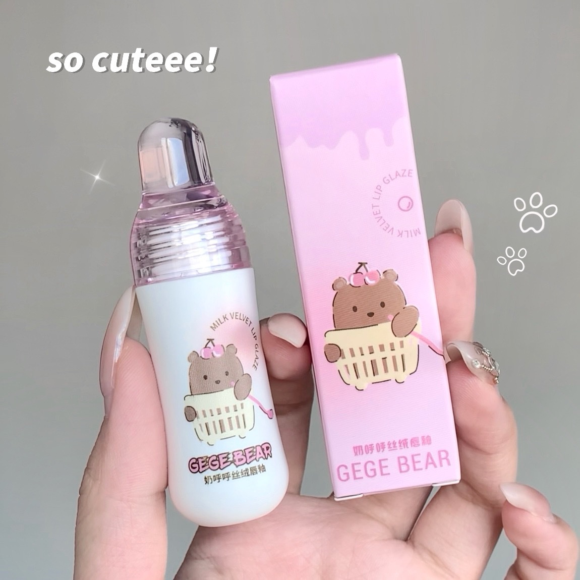 Labial lip glaze milk velvet Gegebear GX1155 – Tienda Sofia