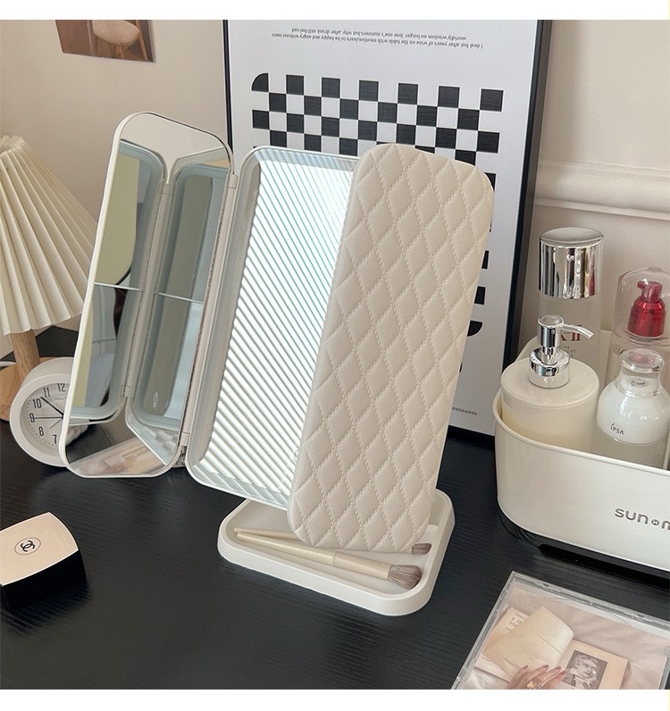 Espejo Led grande blanco/negro – Tienda Sofia