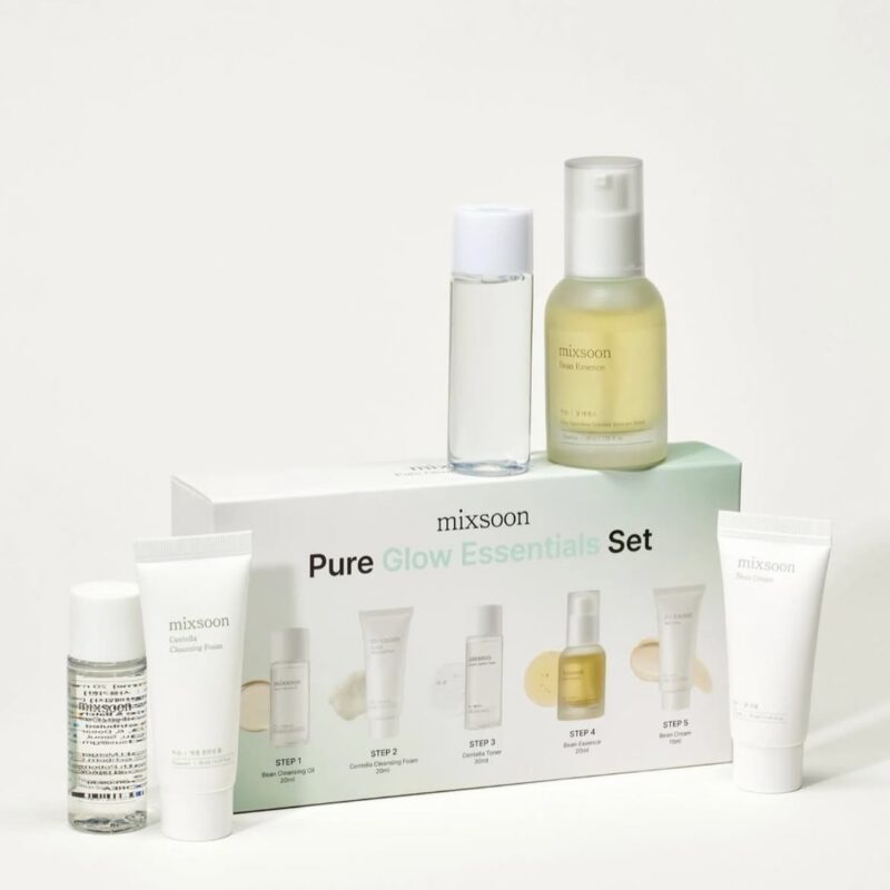 Kit viajero completo 5 pasos Pure Glow Essentials Mixsoon ORIGINAL ...